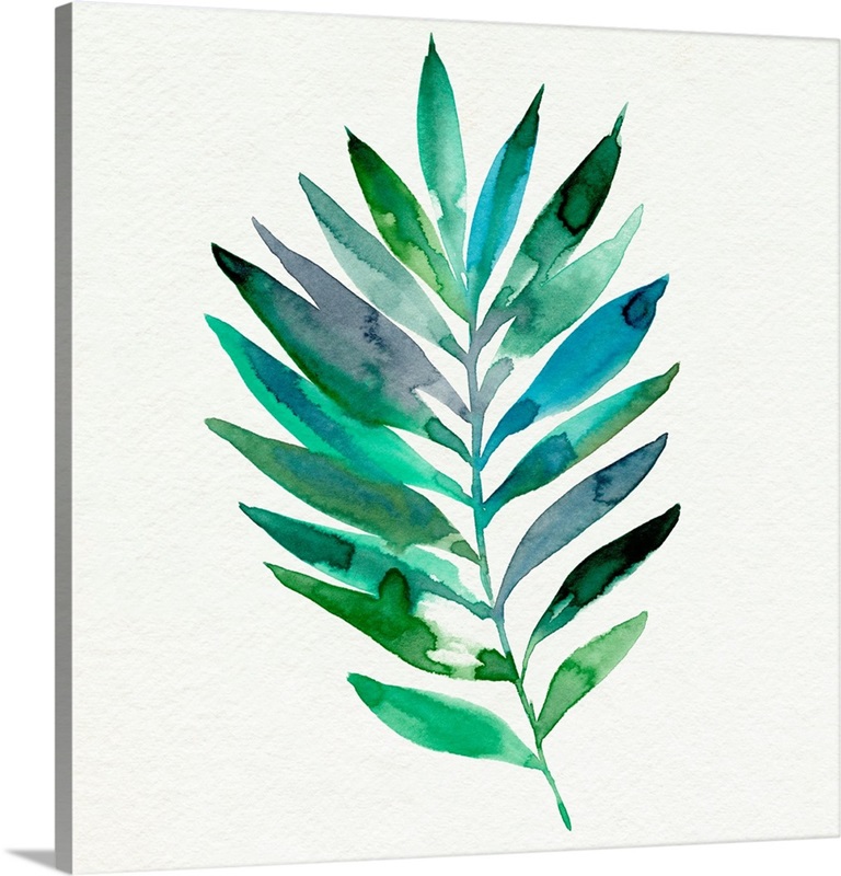 Watercolor Palm Impression III | Great Big Canvas