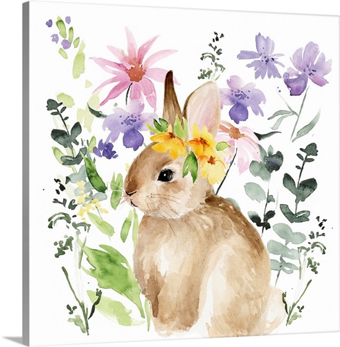 Watercolor Spring Garden I | Great Big Canvas