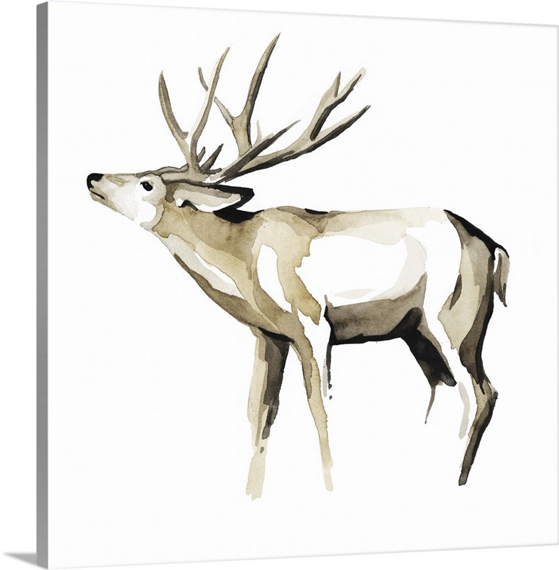 Watercolor Woodland I | Great Big Canvas