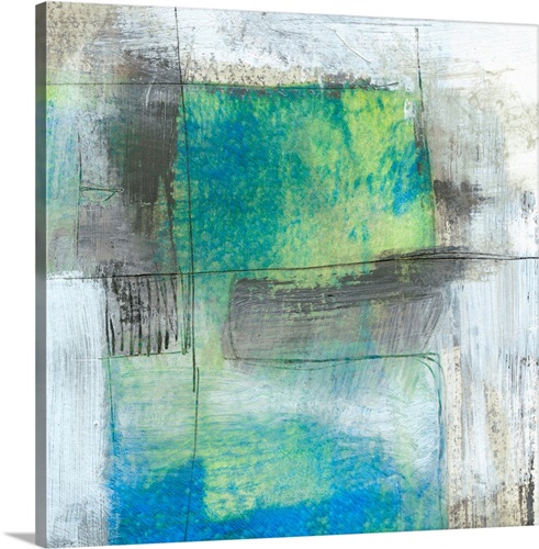 White on Blue II | Great Big Canvas