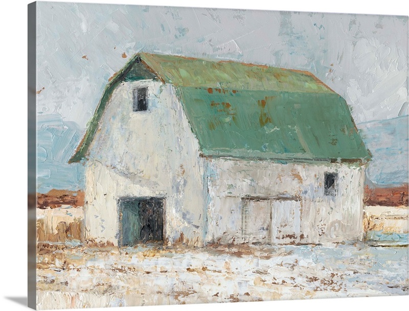 Whitewashed Barn II | Great Big Canvas