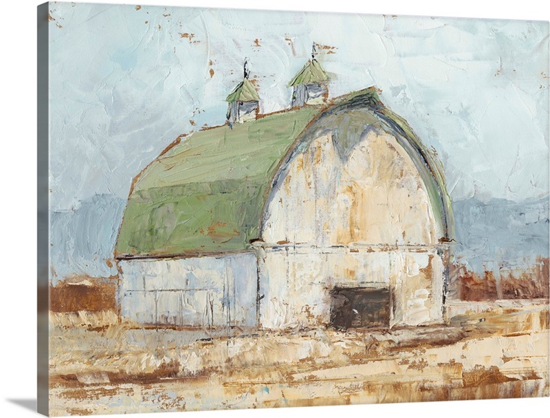 Whitewashed Barn III | Great Big Canvas