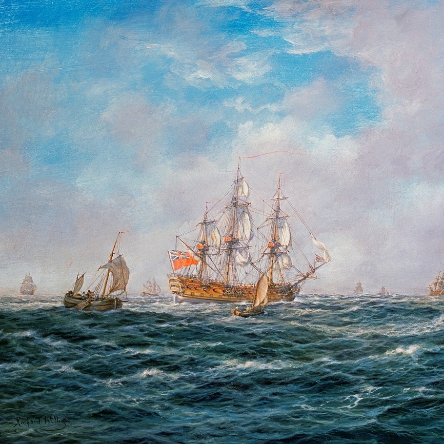 Action Between U.S. Sloop-of-War Wasp and H.M. Brig-of-War Frolic, 1812 ...