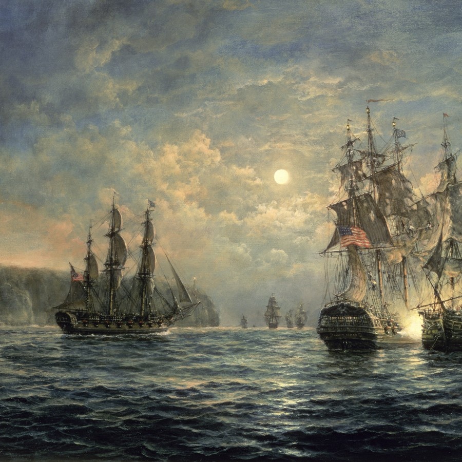 Action Between U.S. Sloop-of-War Wasp and H.M. Brig-of-War Frolic, 1812 ...