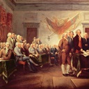 Drafting the Declaration of Independence, 28th June 1776, detail of ...