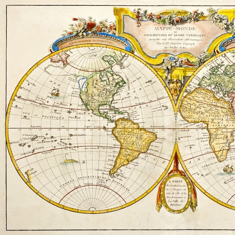 Antique Maps Wall Art & Canvas Prints | Antique Maps Panoramic Photos ...