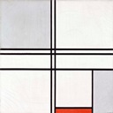Composition With Grid 1 Wall Art, Canvas Prints, Framed Prints, Wall ...