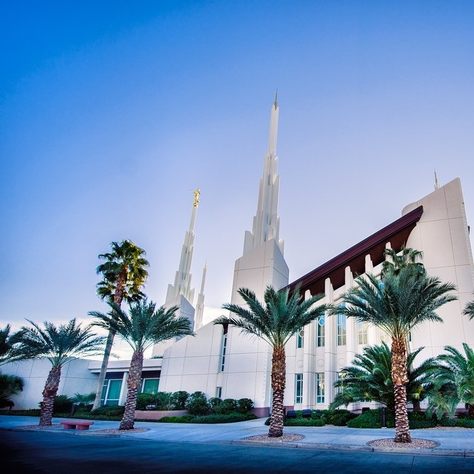 Las Vegas Nevada Temple Wall Art & Canvas Prints | Las Vegas Nevada ...