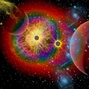Artist's concept illustrating our beautiful cosmic universe Wall Art ...